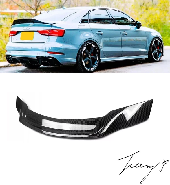 AUDI A3 S3 RS3 8V Saloon Carbon Fibre Rear High Kick Ducktail Boot ...