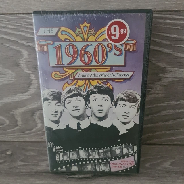 THE 1960'S MUSIC Memories & Milestones VHS Tape Sealed £14.95 - PicClick UK