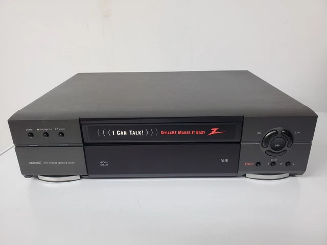 ZENITH VRC420 VCR SpeakEZ VHS Player Recorder. Tested Works. £21.76 ...