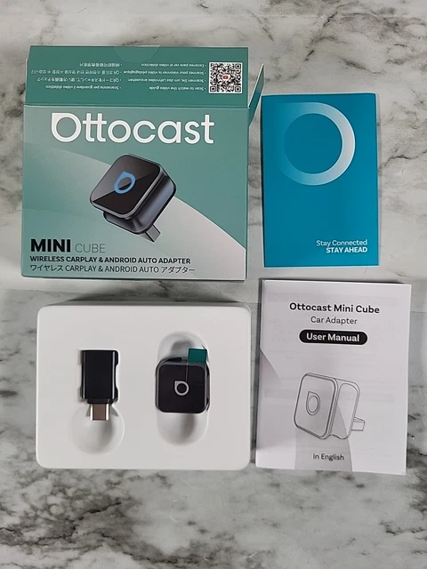 OTTOCAST MINI CUBE USB Wireless Carplay Android Auto Adapter $47.84 ...