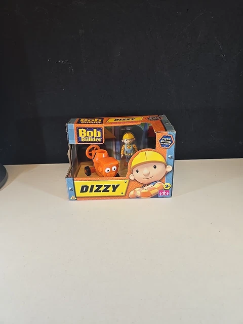 BOB THE BUILDER Dizzy & Bob Figure Push Along Vehicle New In Box £17.99 ...