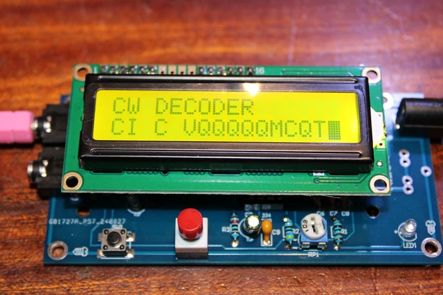 MORSE CODE TRAINER / Decoder- live morse decodingPRE-BUILT NO SOLDERING ...