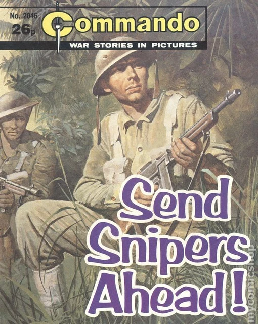 COMMANDO WAR STORIES in Pictures #2046 VG- 3,5 1986 image stock qualité ...