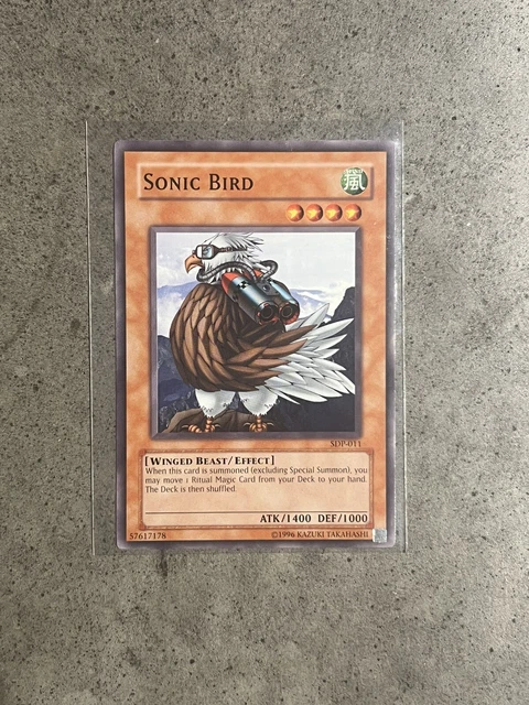 CARTE CARD YU-GI-OH Konami 1996 Edition Sonic Bird SDP-011 Tres Bon Etat PSA En EUR 1,90 ...