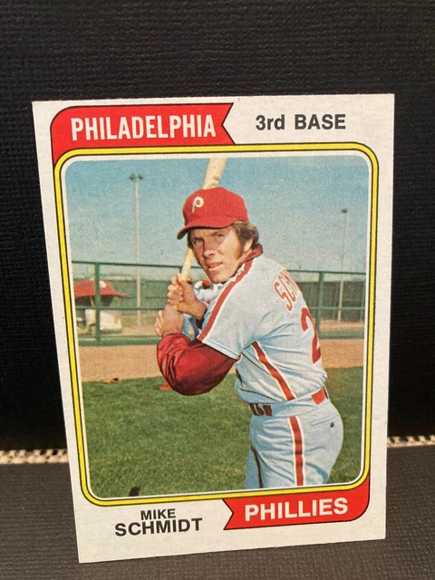 1974 TOPPS BASEBALL Mike Schmidt #283..2Ème Année..hofer..sharp !! Wow ...