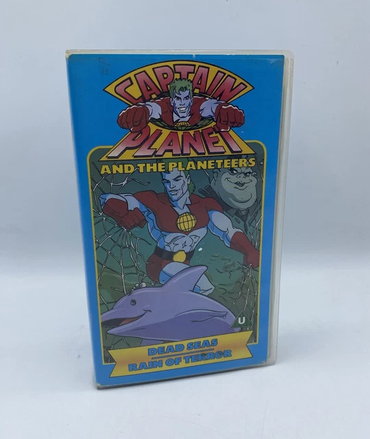 ‘CAPTAIN PLANET’ VOLUME 3 VHS Video Cassette Tape 90s Kids Cartoon 1990 ...