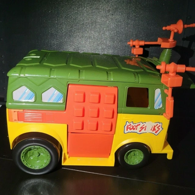 PARTY WAGON TMNT Vintage Teenage Mutant Ninja Turtles 1989 Bus w ...