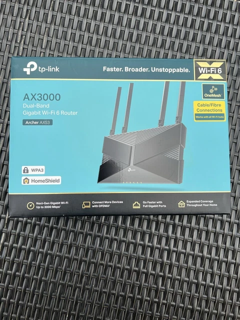 TP-LINK NEXT-GEN WI-FI 6 AX3000 Mbps Gigabit Dual Band Wireless Router ...