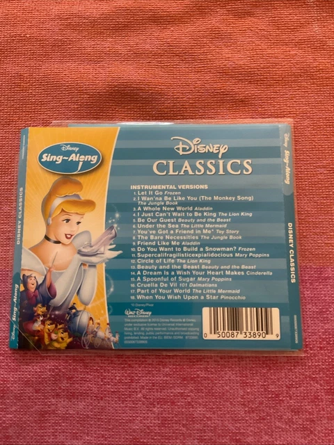 DISNEY SING ALONG - Original CD Album & Inserts Only #3016 £2.60 ...