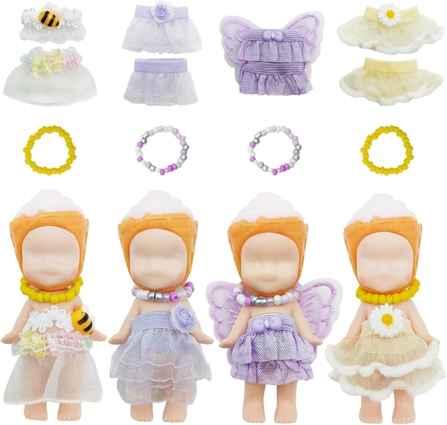 4 SETS MINI Doll Clothes Compatible with Sonny Angel, Multiple Styles ...