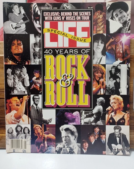 LIFE MAGAZINE SPECIAL Issue: 40 Years of Rock & Roll (Dec. 1, 1992 ...