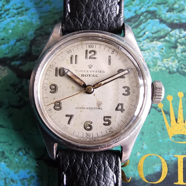 VINTAGE ROLEX OYSTER Royal Hand-Winding Men's Watch Ref 4444 £1,299.00 ...