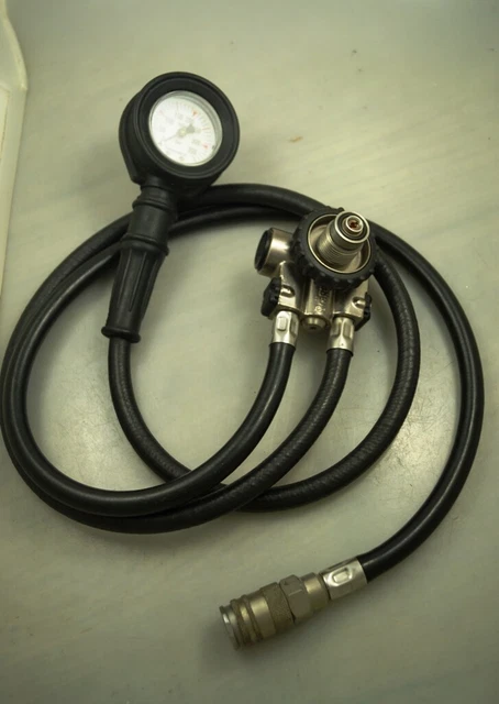 DRAGER SCBA BREATHING Apparatus Pa90 Plus Pressure Reducer With Gauge ...