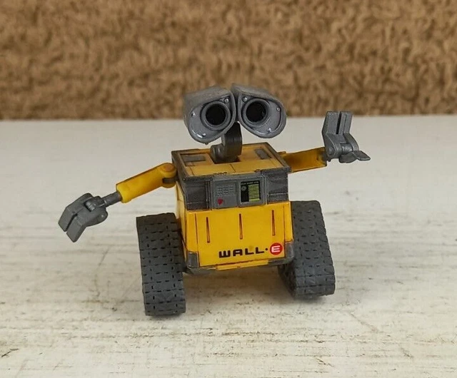 DISNEY/ PIXAR WALL-E Robot Poseable 2.5" Thinkway Toys Figure 2008 £13. ...