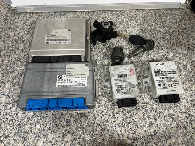 BMW E46 330D 3.0d Auto Saloon Touring M57N ECU 2 KEY LOCK KIT SET ...