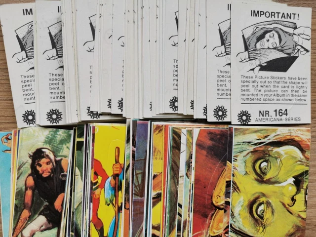 AVA AMERICANA HORROR PARADE Stickers - 1975 - Dracula Ghost Monsters ...