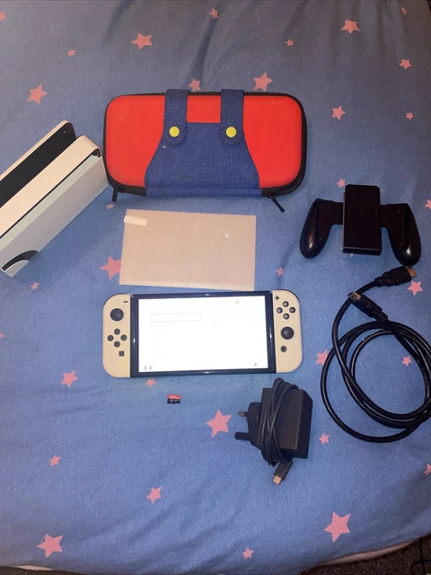 NINTENDO SWITCH OLED Model Handheld Console Inc Dock / Mario Case /Hdmi ...