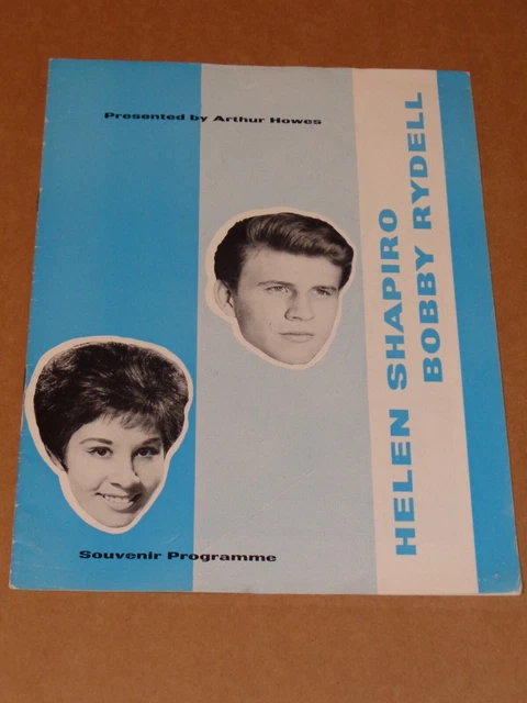 HELEN SHAPIRO/BOBBY RYDELL 1963 UK Tour Programme (Spotnicks/Chants) £8 ...