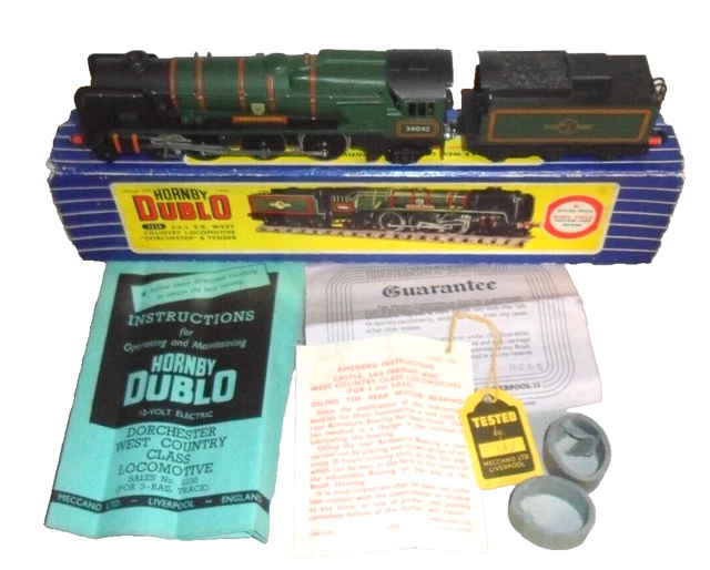 HORNBY DUBLO 3-RAIL 3235 Sr 4-6-2 Locomotive Dorchester 34042 Boxed £ ...