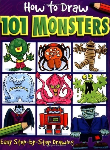 HOW TO DRAW 101 Monsters- £3.49 - PicClick UK