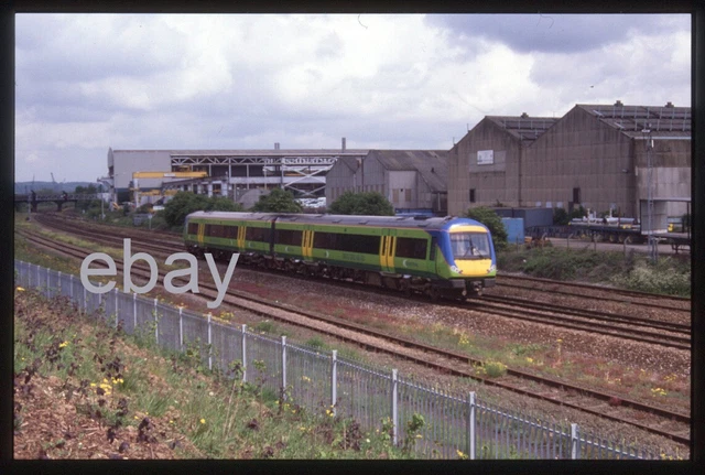 ORIGINAL 35MM SLIDE - Class 170 DMU 170522 leaves Derby w/ 11:35 ...