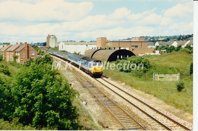 RAIL PHOTO CLASS 50 50044 @ Exeter St Davids 11:36 to Waterloo 13/6/87 ...