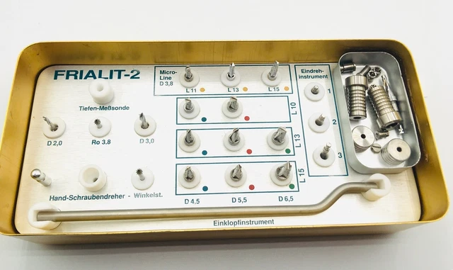 FRIATEC IMPLANTAT CHIRURGIE Set Surgical tray 17-teilig FRIALIT-2 ...
