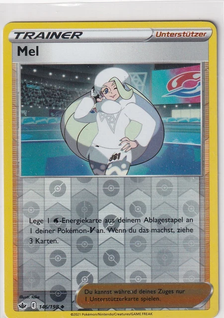 POKEMON CARTE EERIE Règne Nr 146/198 Mel Reverse Holo Allemand EUR 1,61 ...