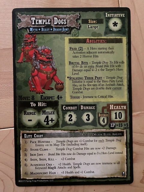 FORBIDDEN FORTRESS TEMPLE Dogs Enemy Pack from the Forbidden Fort ...