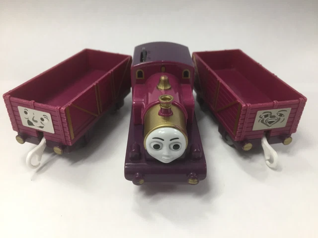 TOMY TRACKMASTER THOMAS the Tank Engine battery operated Lady & Trucks ...