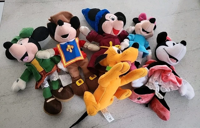 VINTAGE THE DISNEY STORE MICKEY MINI BEAN BAG PLUSHES Disney Land ...