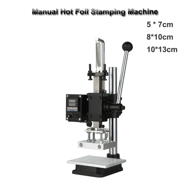 HOT STAMPING MACHINE Manual Heat Press Hot Stamping Machine Branding ...