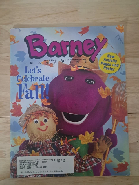 BARNEY MAGAZINE VOL.1 No.2 September/October 1997 "Let's Celebrate Fall ...