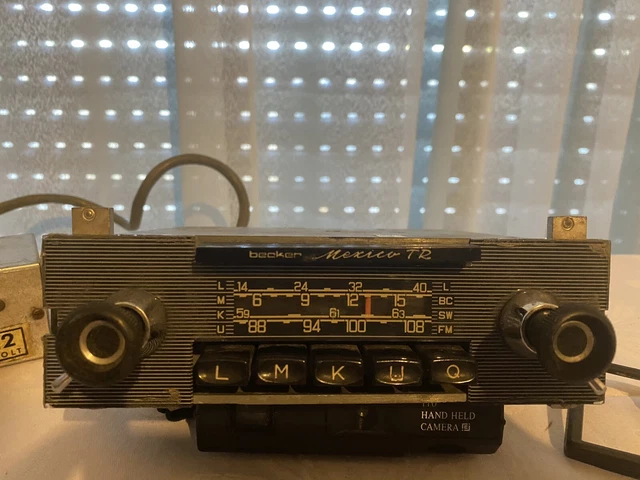 AUTORADIO BECKER MEXICO TR Epoca Anni 60 Vintage Stereo Retro Raro EUR ...
