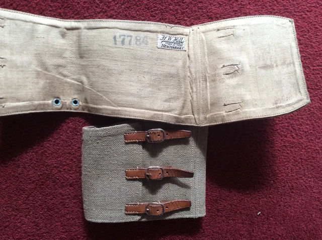 ORIGINAL WW2 BRITISH Woman Army Officers Small Canvas Anklets, A.T.S ...