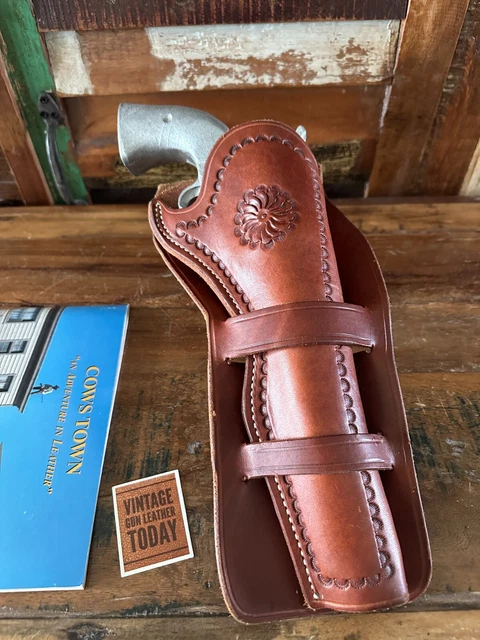 VINTAGE CLASSIC OLD West Western Loop Holster For Colt SAA 7 1/2 ...