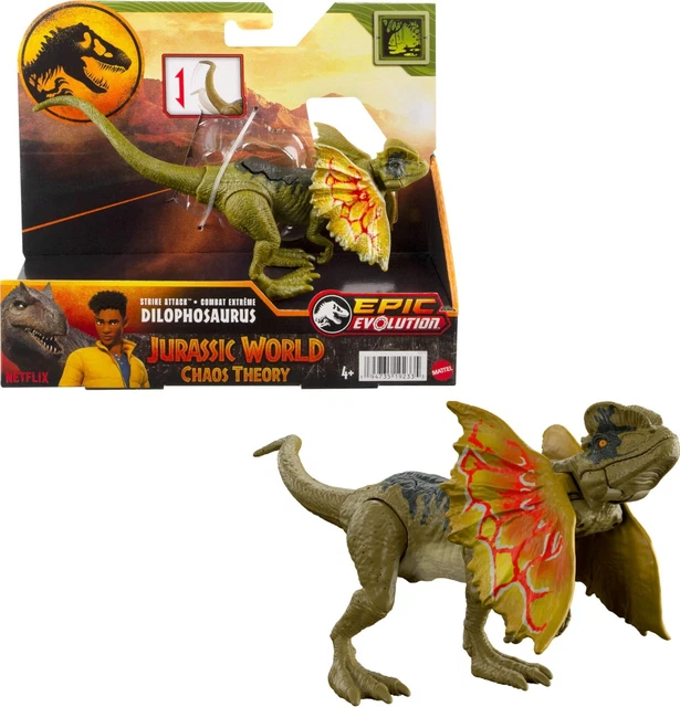 DILOPHOSAURUS STRIKE ATTACK Dinosaur Jurassic World Chaos Theory ...