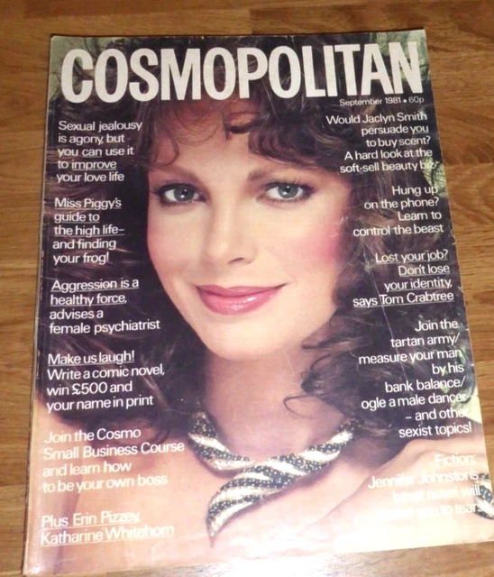 VINTAGE COSMOPOLITAN MAGAZINE Sept 1981 Jaclyn Smith Cover Diana Quick ...
