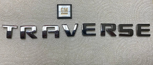 EMBLÈME EMBLÈME CHEVROLET Traverse 2009-2017 Logo Lettre Porte Arrière ...