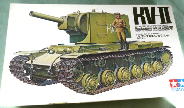 TAMIYA RUSSIAN KV-II Heavy Tank 1/35 Tank Model Parts Sealed G6 $20.00 ...
