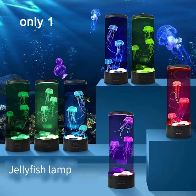 LED JELLYFISH NIGHT Light USB Powered Lighting Modes for Home ...