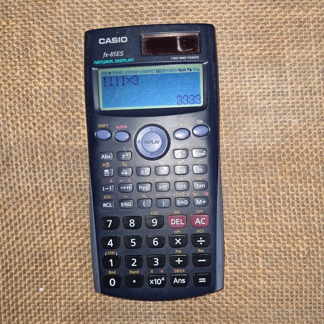 CASIO FX-85ES NATURAL Display Two Way Power Scientific Calculator £11. ...