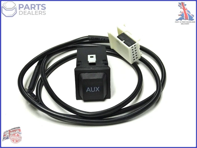 AUX PORT DASH Socket Cable Wire Vw Golf Mk5 Mk6 Rns510 Rns310 Rcd510 ...