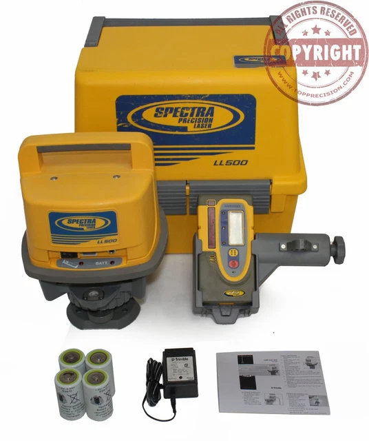 SPECTRA PRECISION LL500 Rotary Laser Level, Transit, Laserplane,Topcon ...