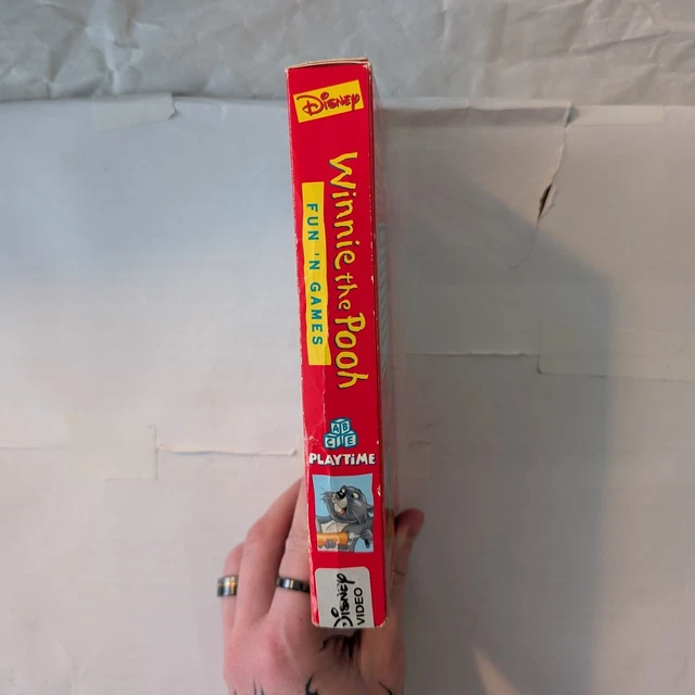 WINNIE THE POOH Playtime Fun N' Games (VHS, 1995) Walt Disney OOP $14. ...