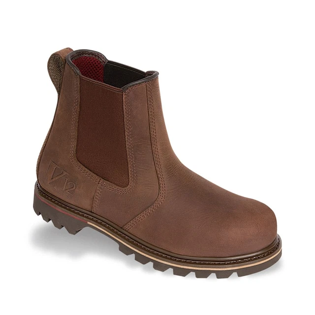 V12 RAWHIDE SAFETY Boots Dealer Oiled Leather Brown UK 10 EU 44 £145.06 ...