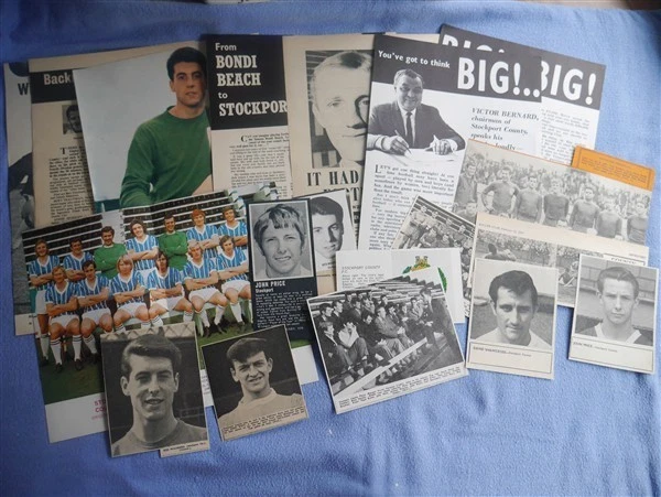 STOCKPORT COUNTY MEMORABILIA 1950's to 1970's. All Shown. £2.15 ...