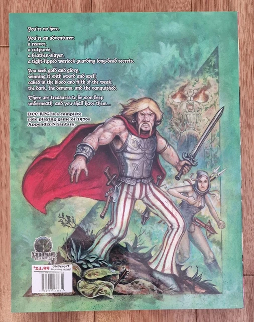 RPG BOOK DUNGEON Crawl Classics DCC Core Rulebook Rules by Goodman ...