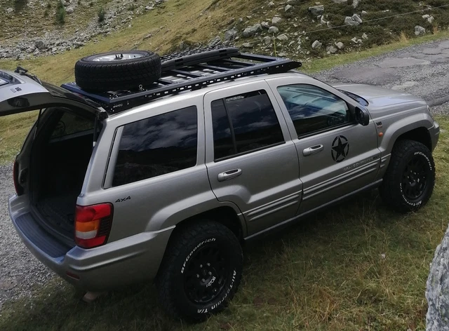 PORTAPACCHI DA TETTO Bagagliera Jeep Grand Cherokee Wj 4.7 V8 2.7 Roof Rack EUR 340,00 - PicClick IT