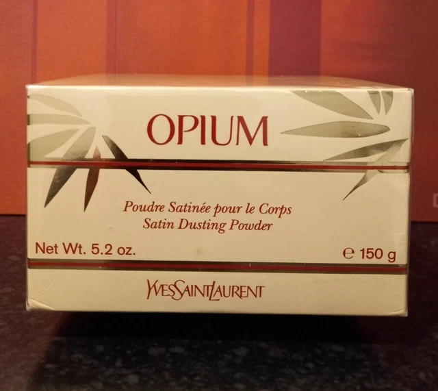 YVES SAINT LAURENT OPIUM Satin Dusting Powder 150G (New & Sealed Box) £ ...